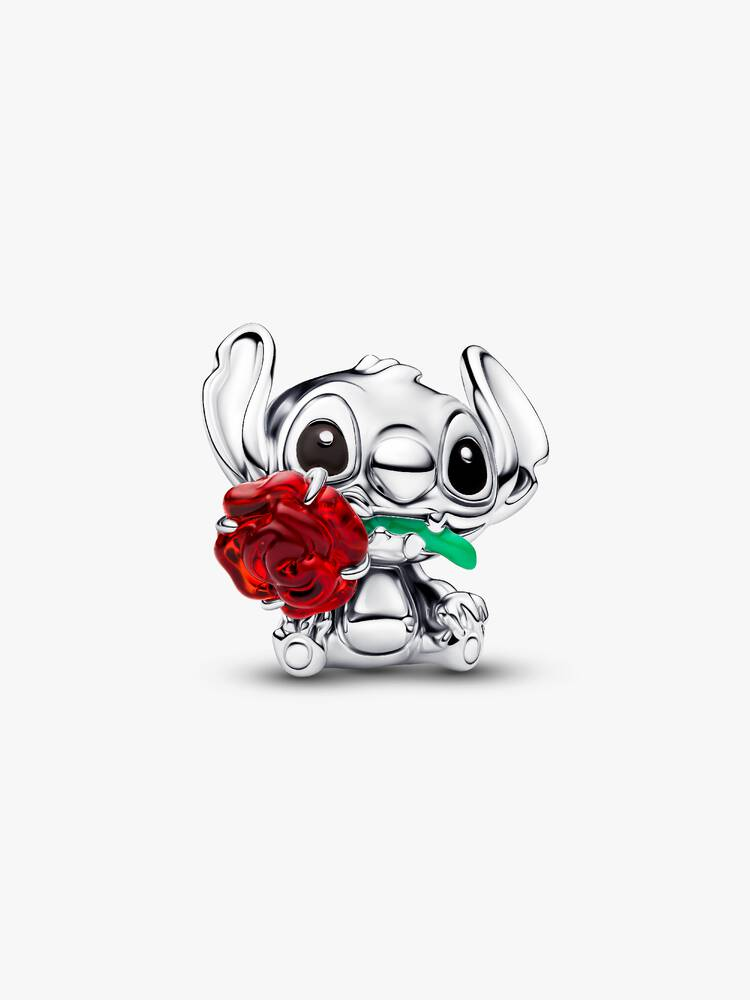 Disney, Lilo & Stitch, Charm Pandora Stitch con la Rosa