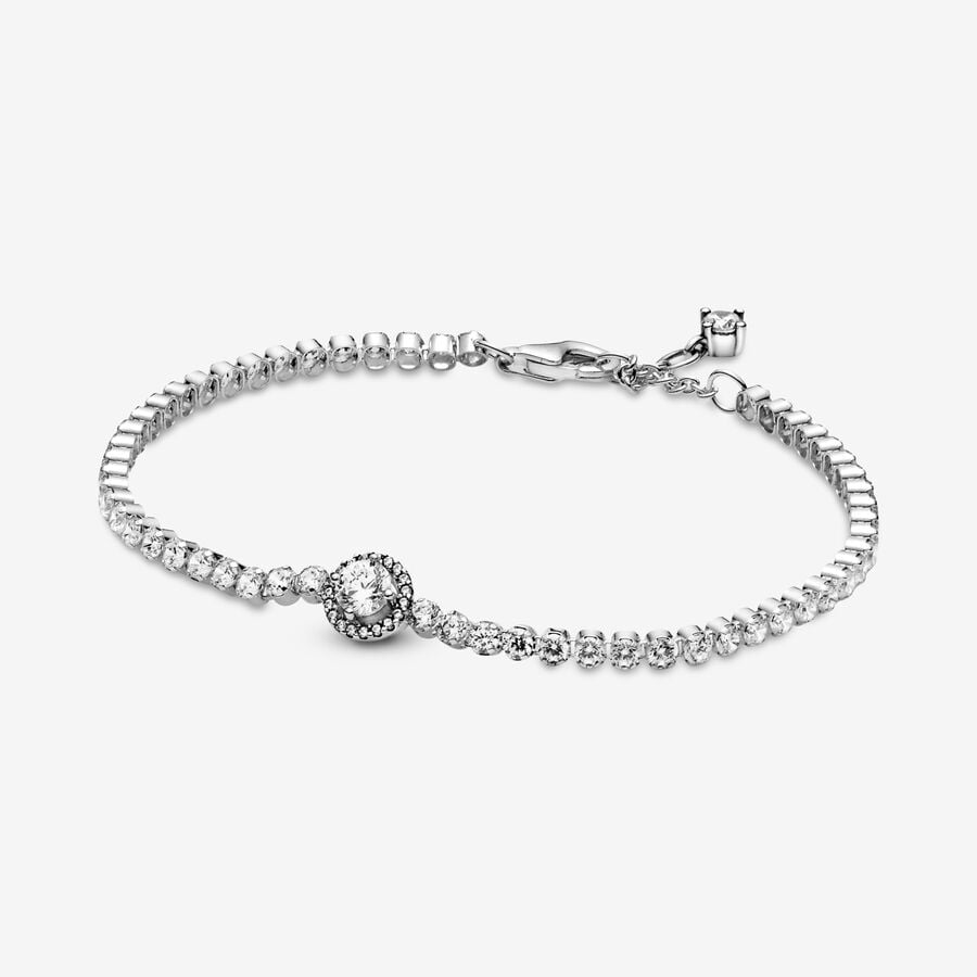 Bracciale tennis pandora scintillante